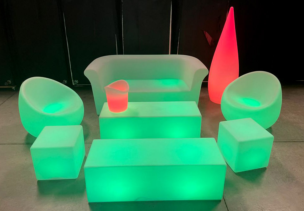 Glow LED Furniture Rental - Glow LED Furniture Rental
